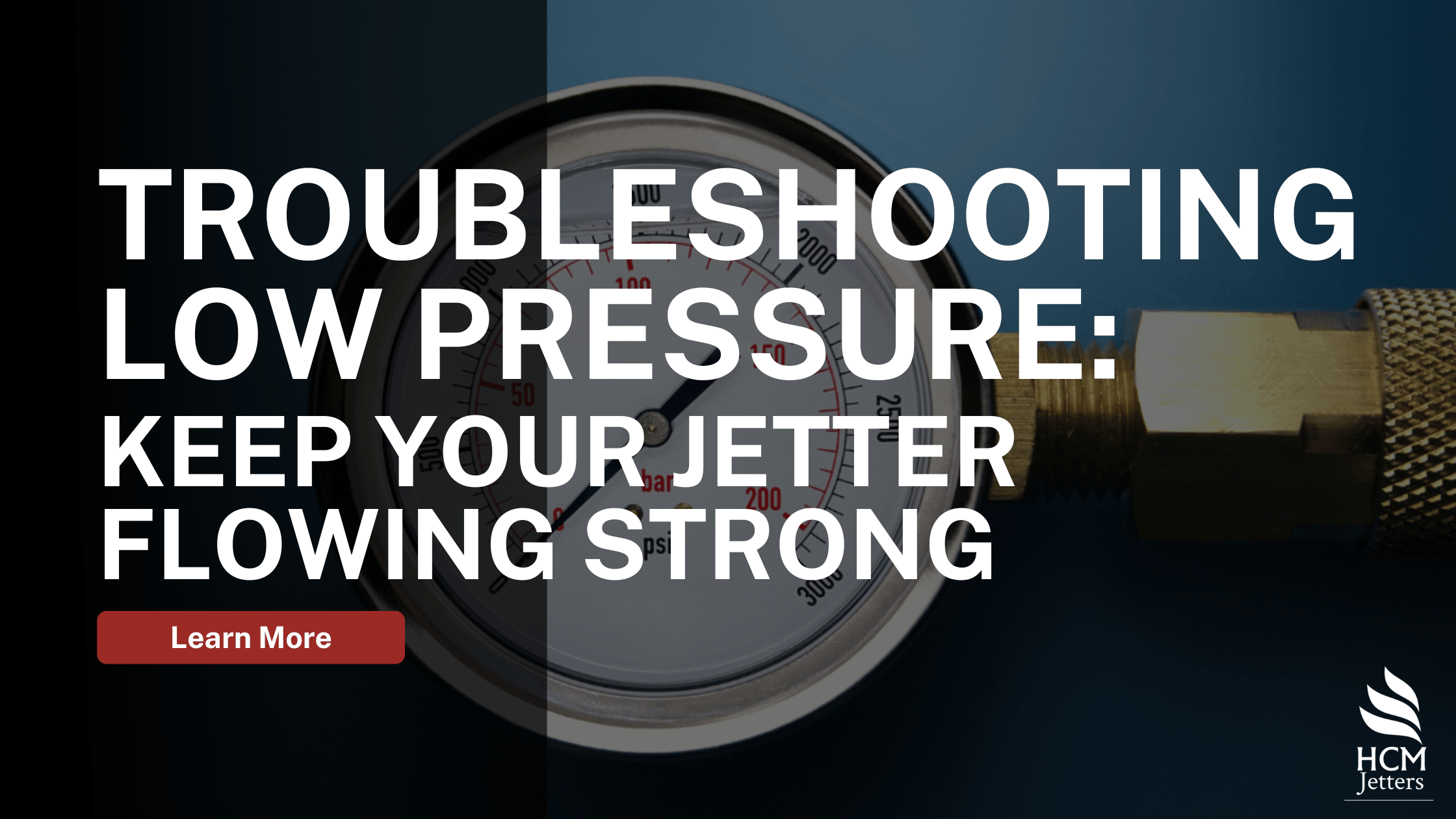 Troubleshooting Low Pressure in your Drain Jetter