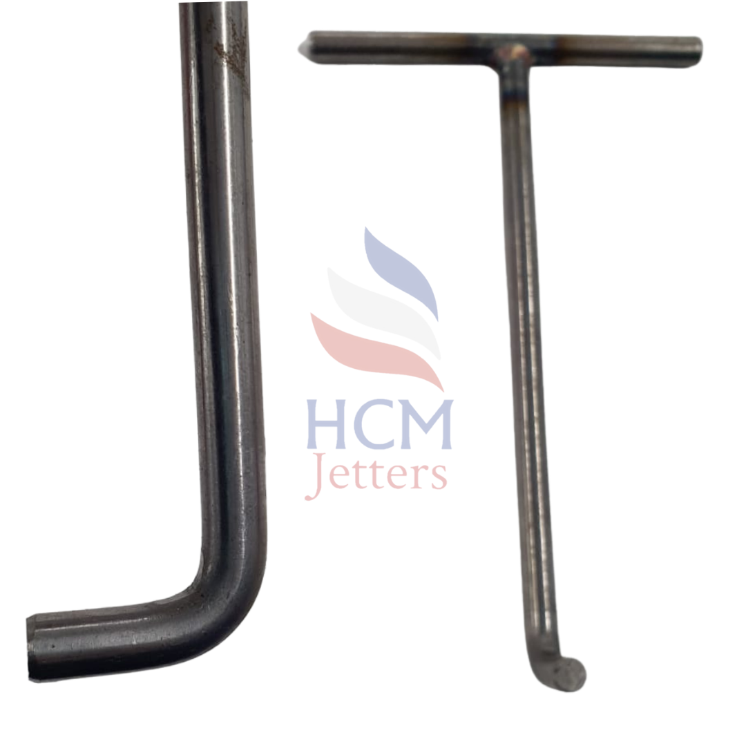 8" Manhole Side Entry 'J' Hooks | HCM Jetters HCM Drain Jetting Units