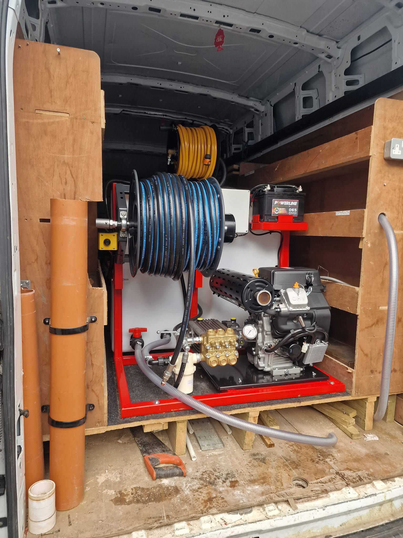 HCM 500 PowerPlate Series Drain Jetter | Vanpack